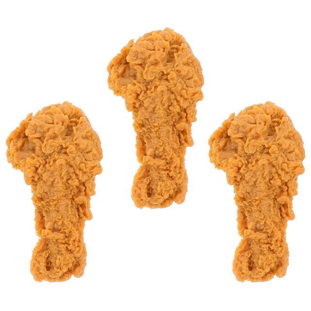 3 Pcs Fake Chicken Drumstick Simulation Food Toys Fried Model - Walmart.com