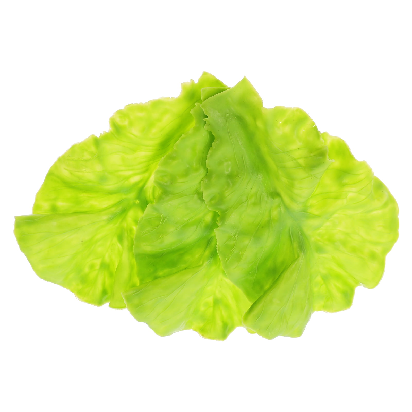 3 Pcs Fake Fruits and Vegetables Leaf Simulated Lettuce Model - Walmart.com