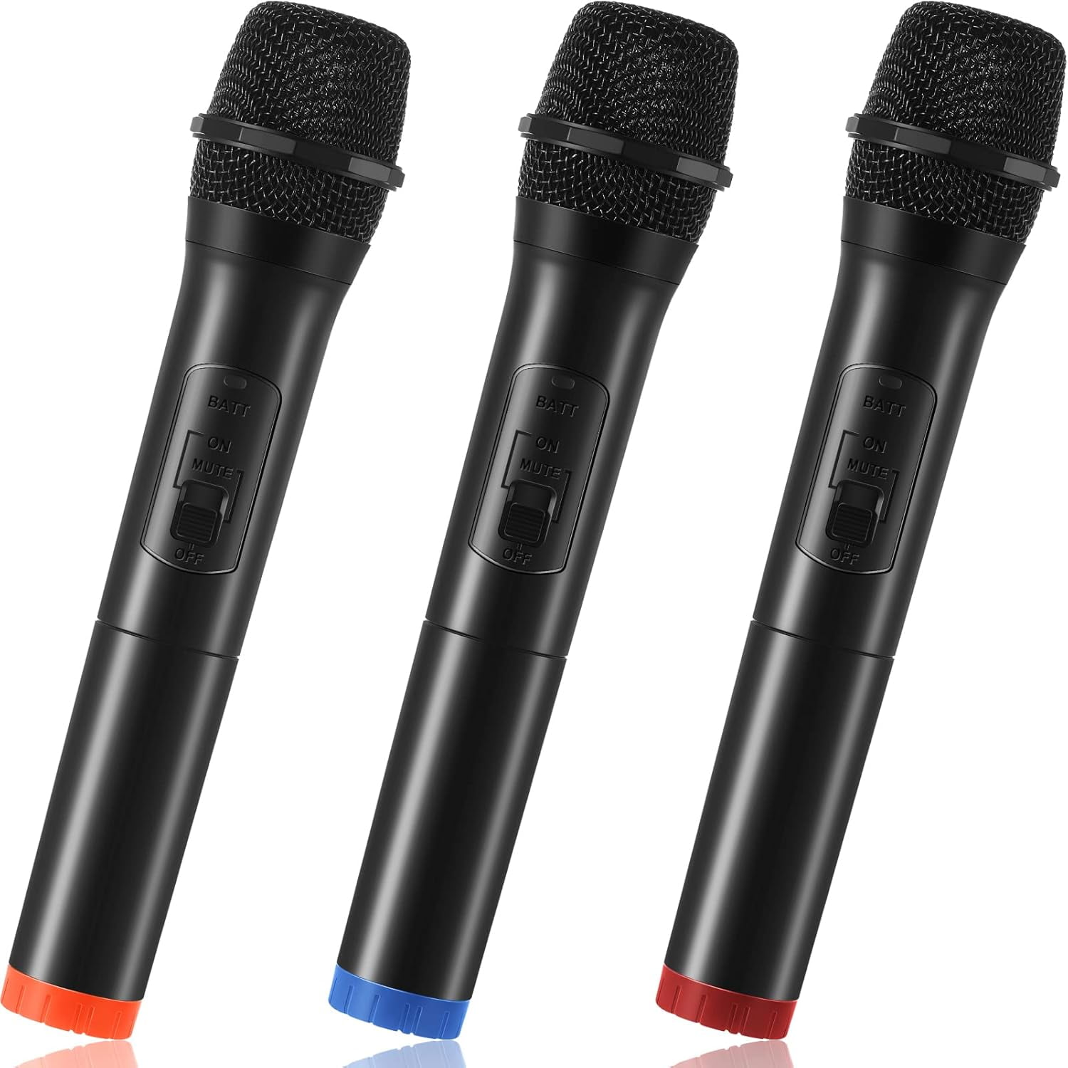 3 Pcs Fake Microphone Prop Realistic Practice Using Pretend Microphone