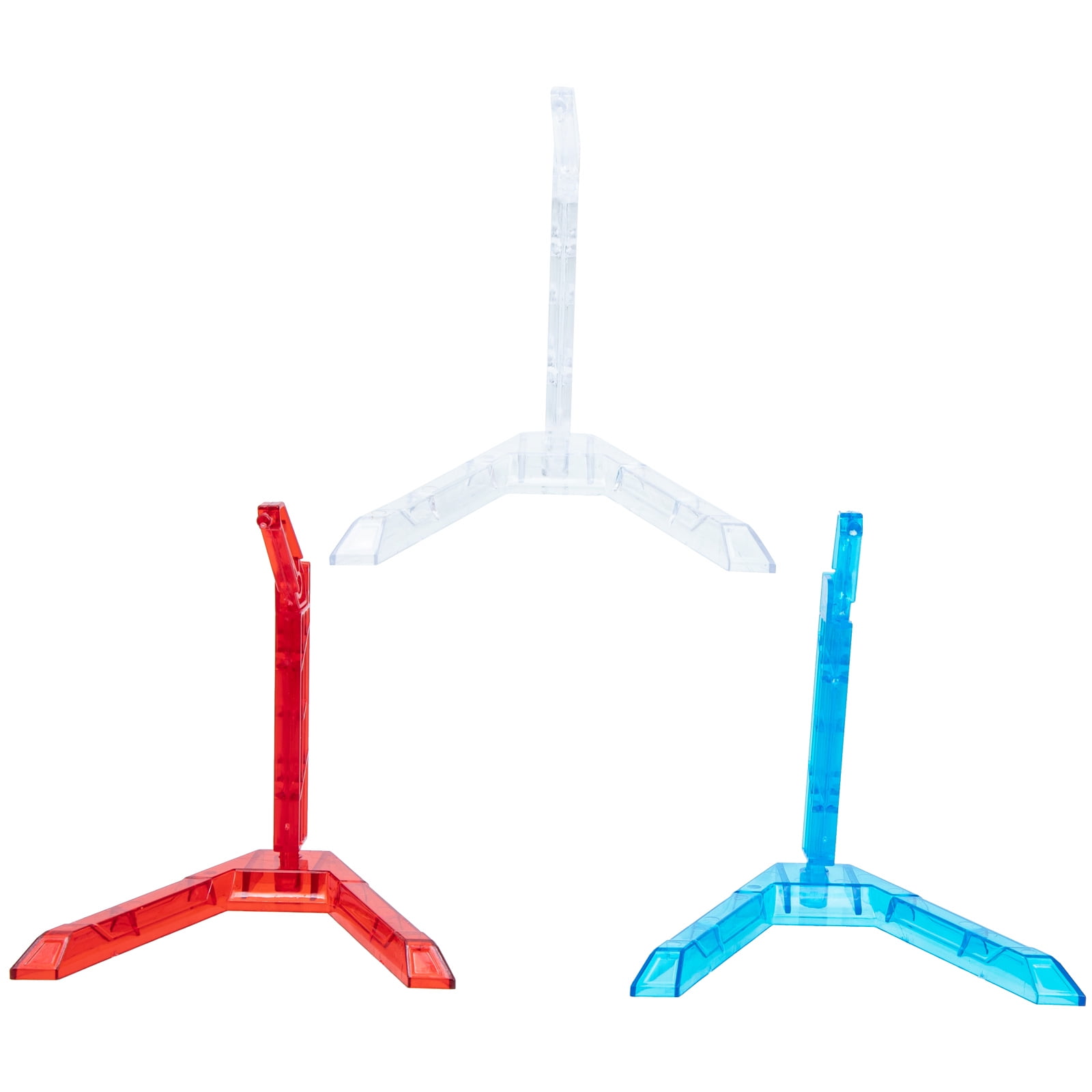 3 Pcs Figure Stand Display Shelves Manual Support Transparent Stand ...