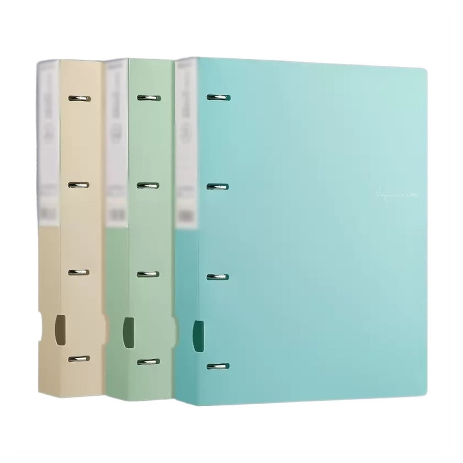 3 Pcs File Folder Data Storage Binders A4 Insert Transparent ...