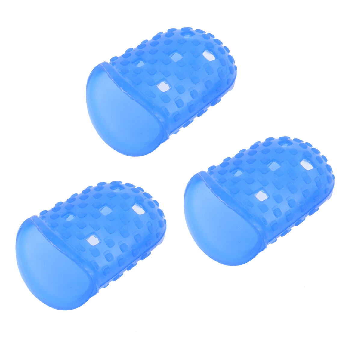 3 Pcs Finger Plasters Thumb Pick Dressings Cots Office Blue - Walmart.com