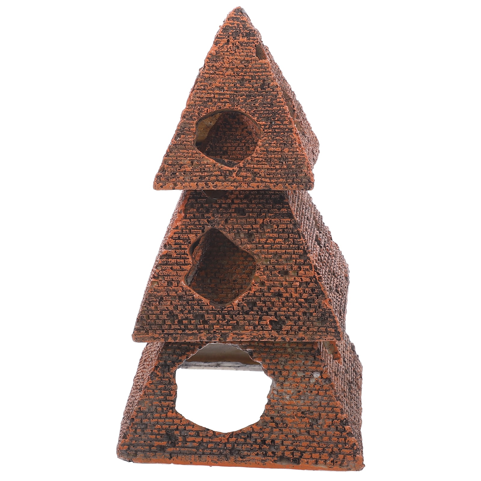 3 Pcs Fish and Shrimp Hideout House Aquarium Landscape Decor Betta Tank ...