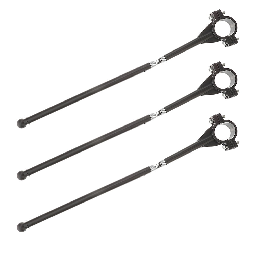 3 Pcs Flagpole Stand Bike Flags for Safety Motorcycle Accessories ...