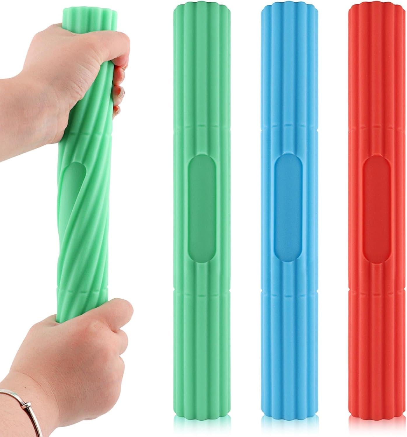 3 Pcs Flex Resistance Bars,Twist Obstruction Hand Grip Strength Trainer ...