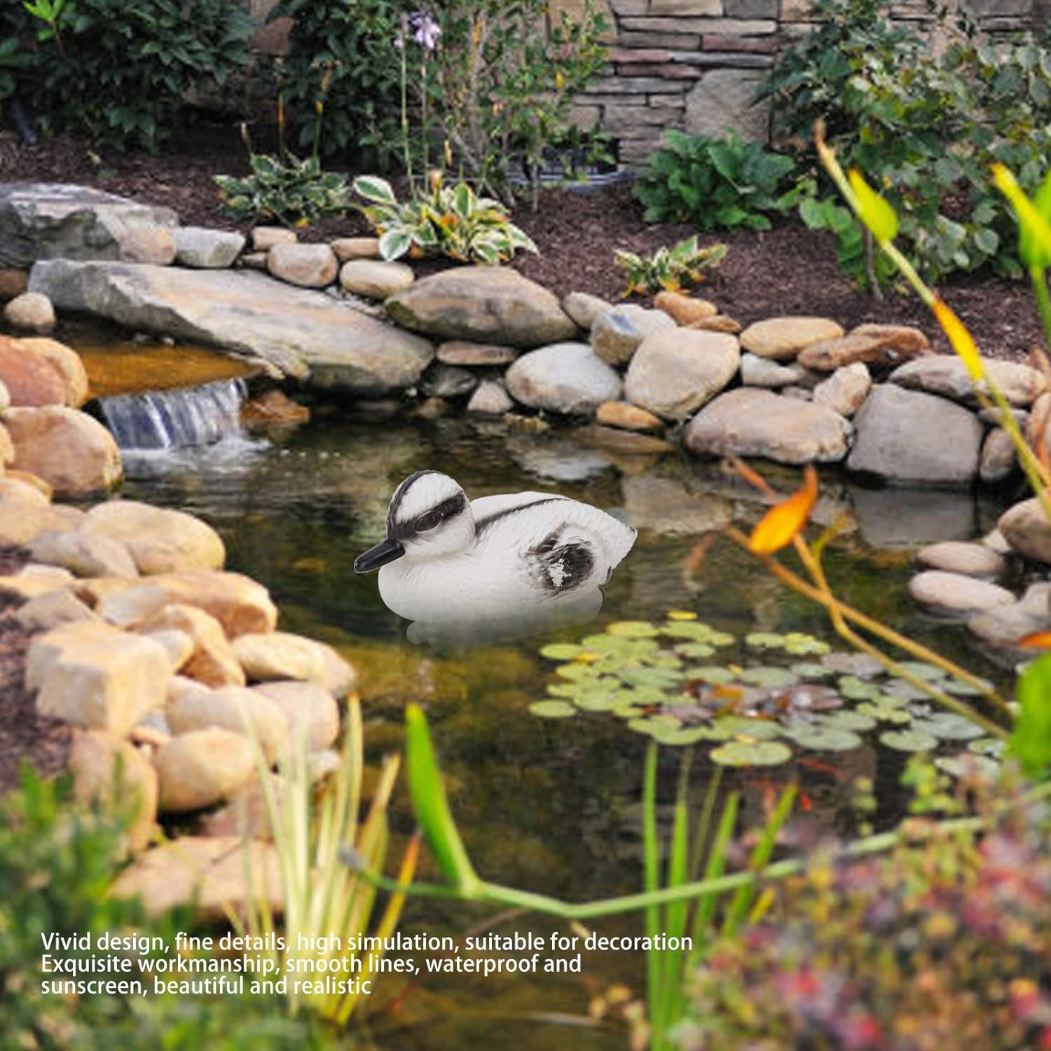 3 Pcs Floating Realistic Ducks for Pond, Plastic Duck Hunting Garden ...