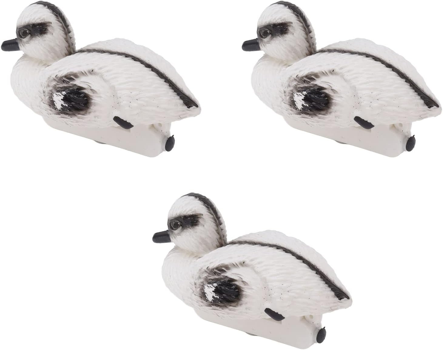 3 Pcs Floating Realistic Ducks for Pond, Plastic Duck Hunting Garden ...