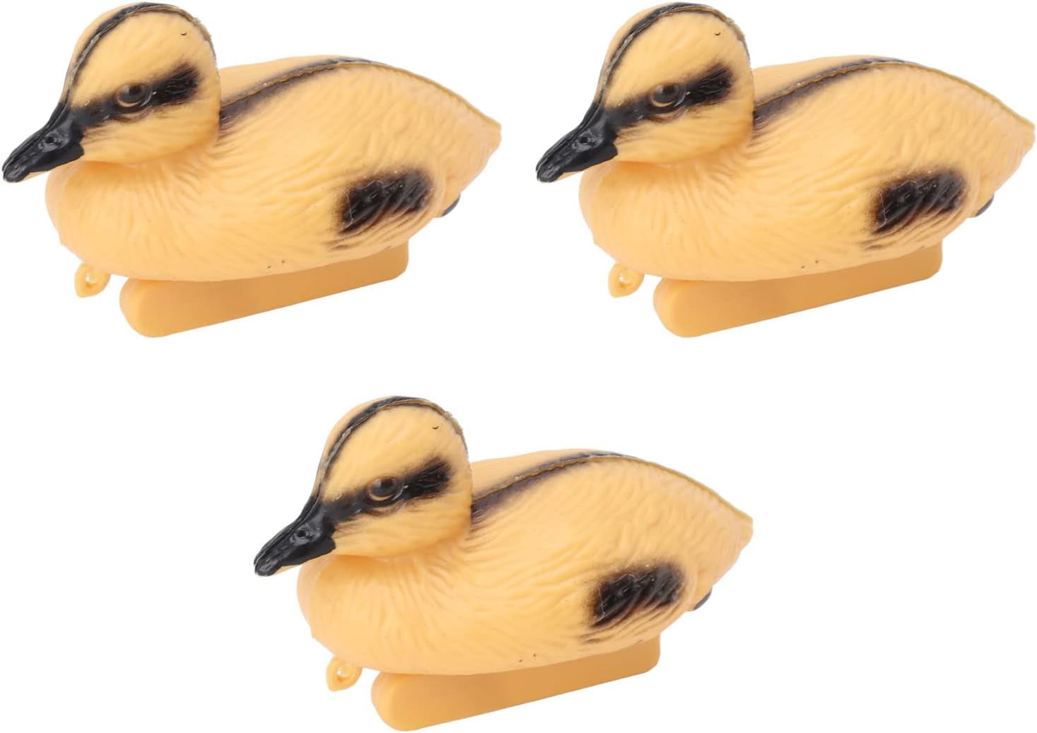 3 Pcs Floating Resin Yellow Duckling Pond Decoys, Plastic Duck Hunting ...