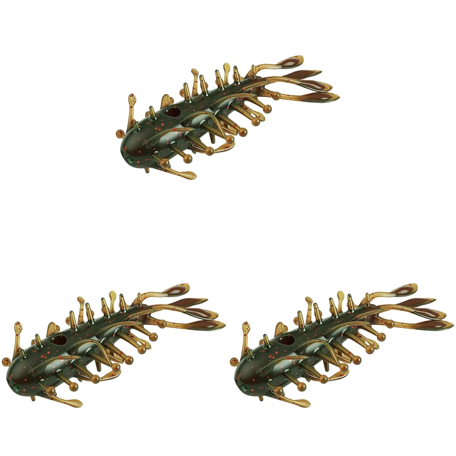 3 Pcs Floating Sea Cucumber Soft Bait 3.1 Inch for Bass and Trout ...