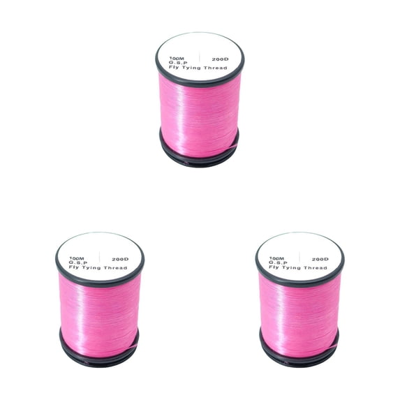 3 Pcs Fly Tying Materials 1 Piece 200D 100 Yard, High Tensile ...