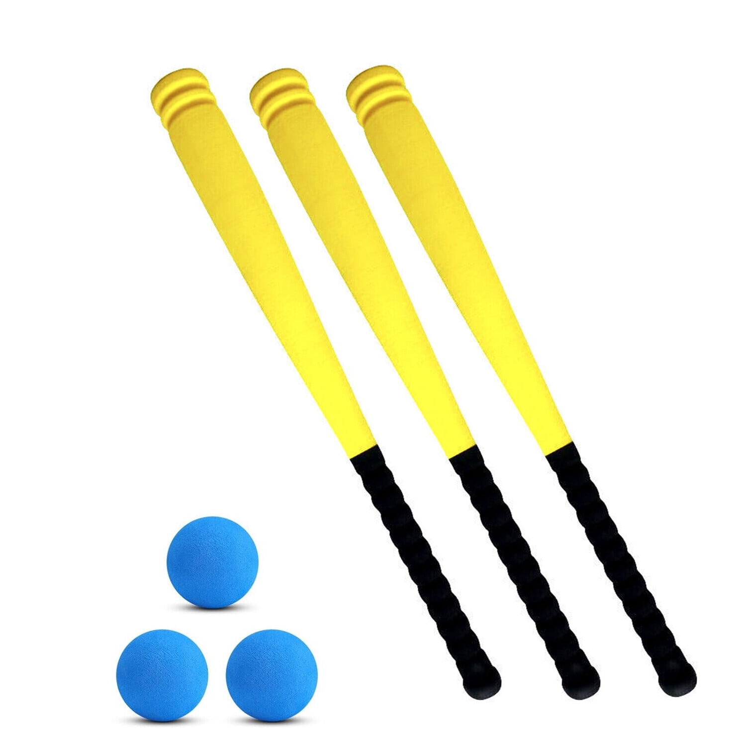 3 Pcs Foam Baseball Bat 21 Inches Foam Bat with Safe Soft Baseballs T ...