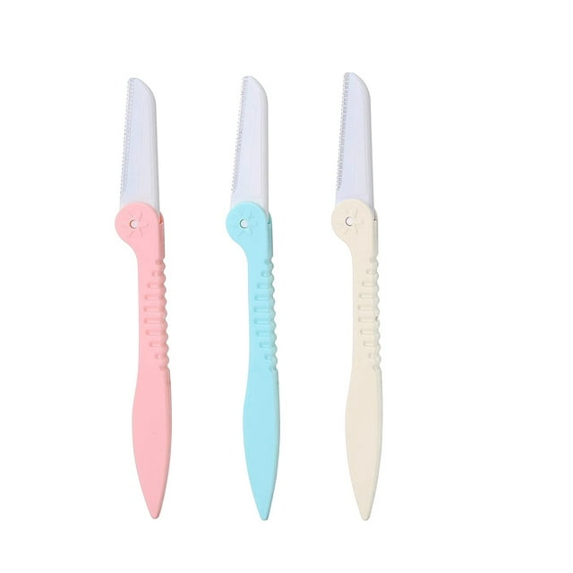 3 Pcs Foldable Eyebrow Razor and Face Razors for Women, Eyebrow Shapers ...