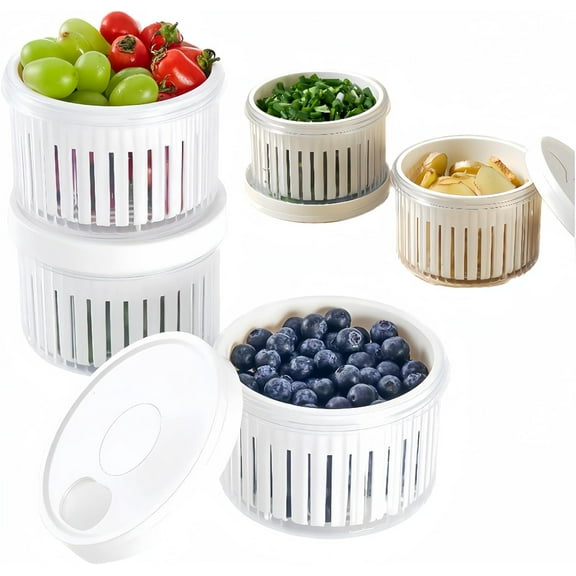 White Round Container