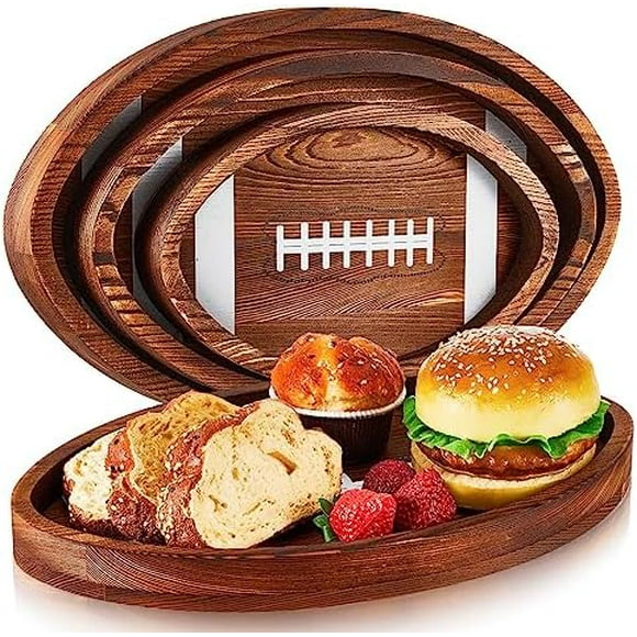 Football Serving Platters and Trays for Parties and Gatherings
