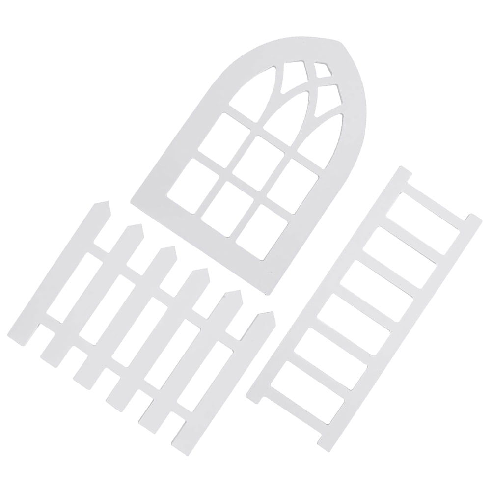 3 Pcs Frame Pallet Decorative Fence Farmhouse Window Decorations ...