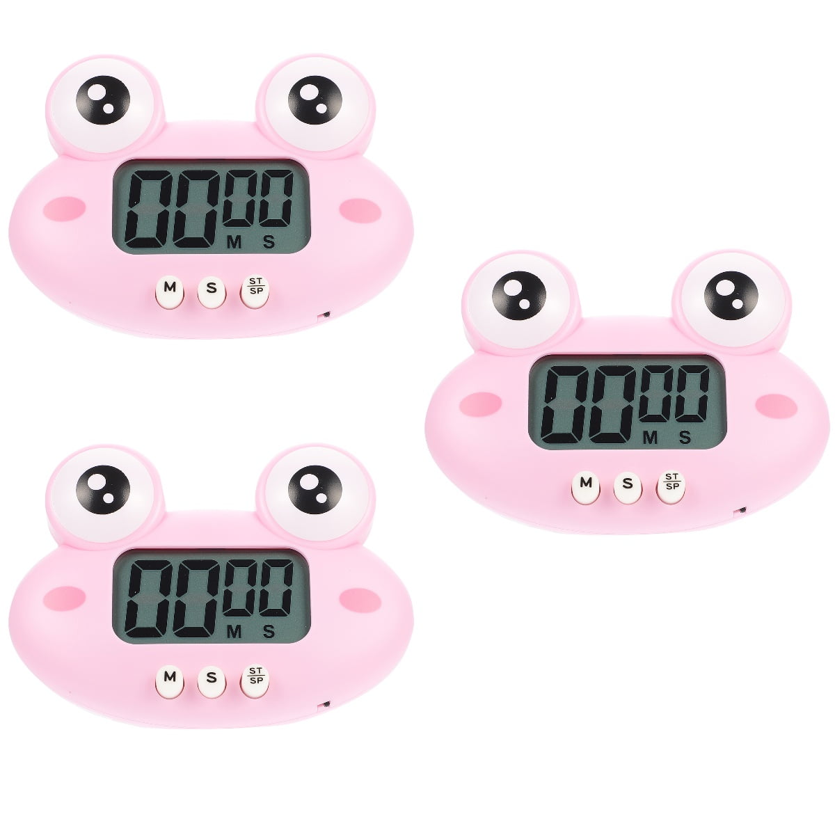 3 Pcs Frog Electronic Timer Compact Timer Reminder Timer Child 12X9X3CM ...