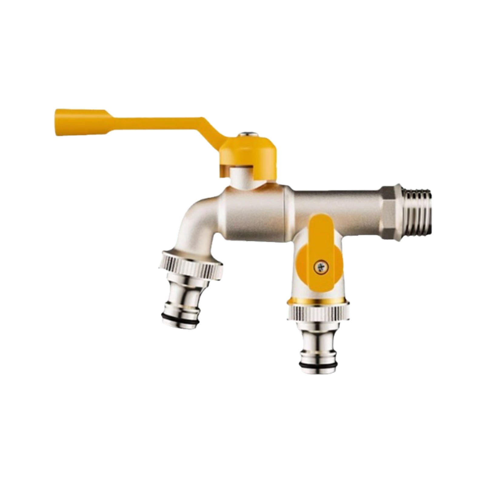 3 Pcs Frost-Proof Outdoor Garden Faucet - Brass Anti-Freeze Yard Tap ...