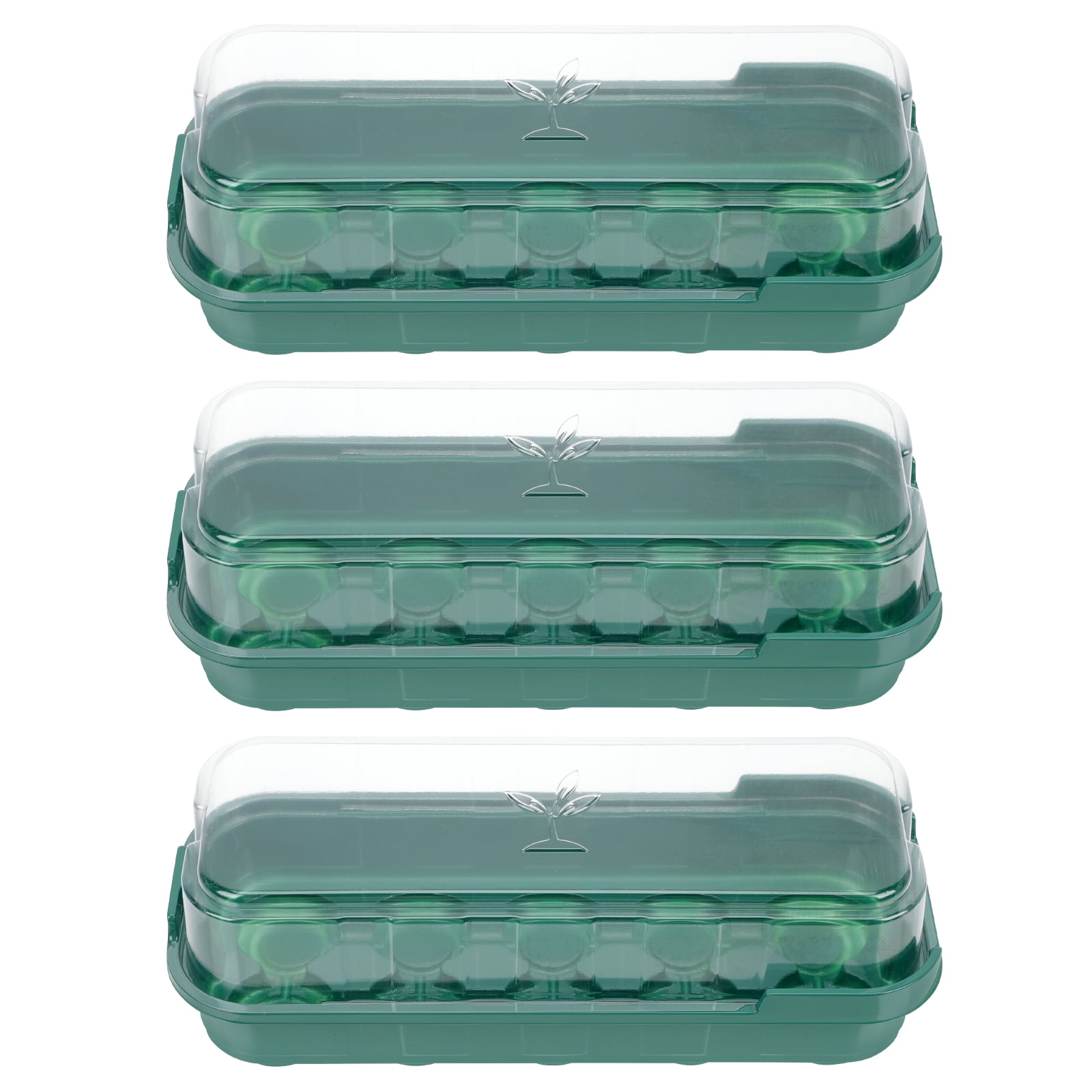 3 Pcs Gardening Plants Nursery Trays Plant Breeding Trays Plastic ...