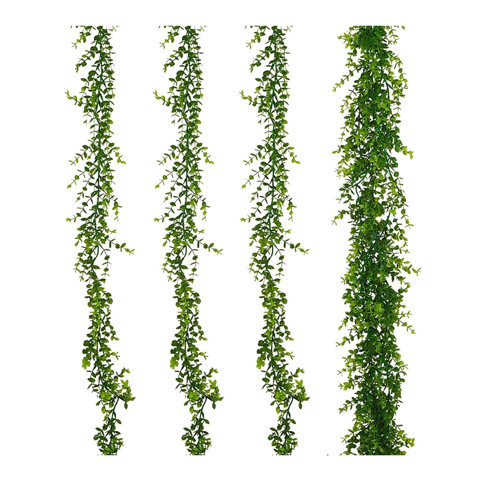 3 Pcs Garland 6ft Artificial Greenery Garland Bulk Silk Leaves Vines ...