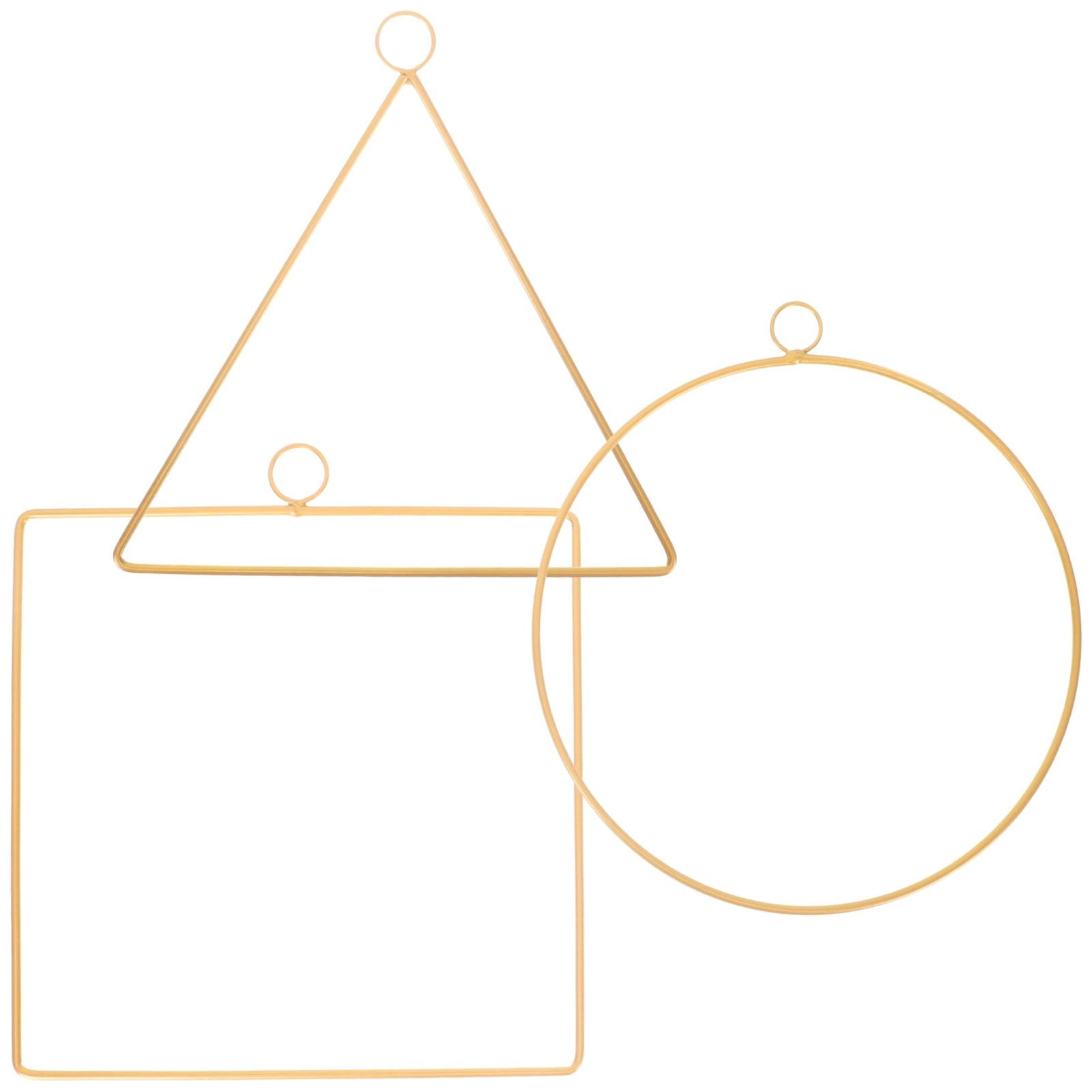 3 Pcs Garland Hoop Frames Garland Macrame Hoops DIY Wreath Frame Wreath ...