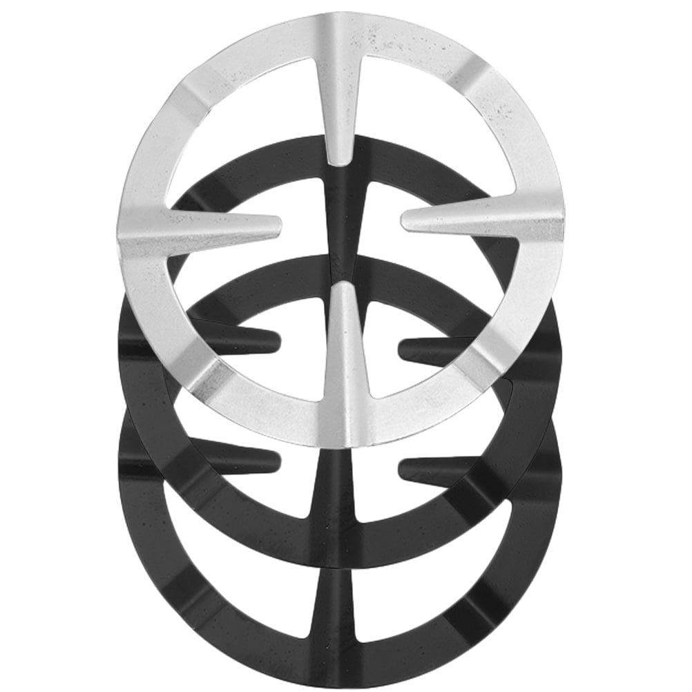 3 Pcs Gas Stove Tripod Pot Support Ring Pans Wok Cookware Work on ...