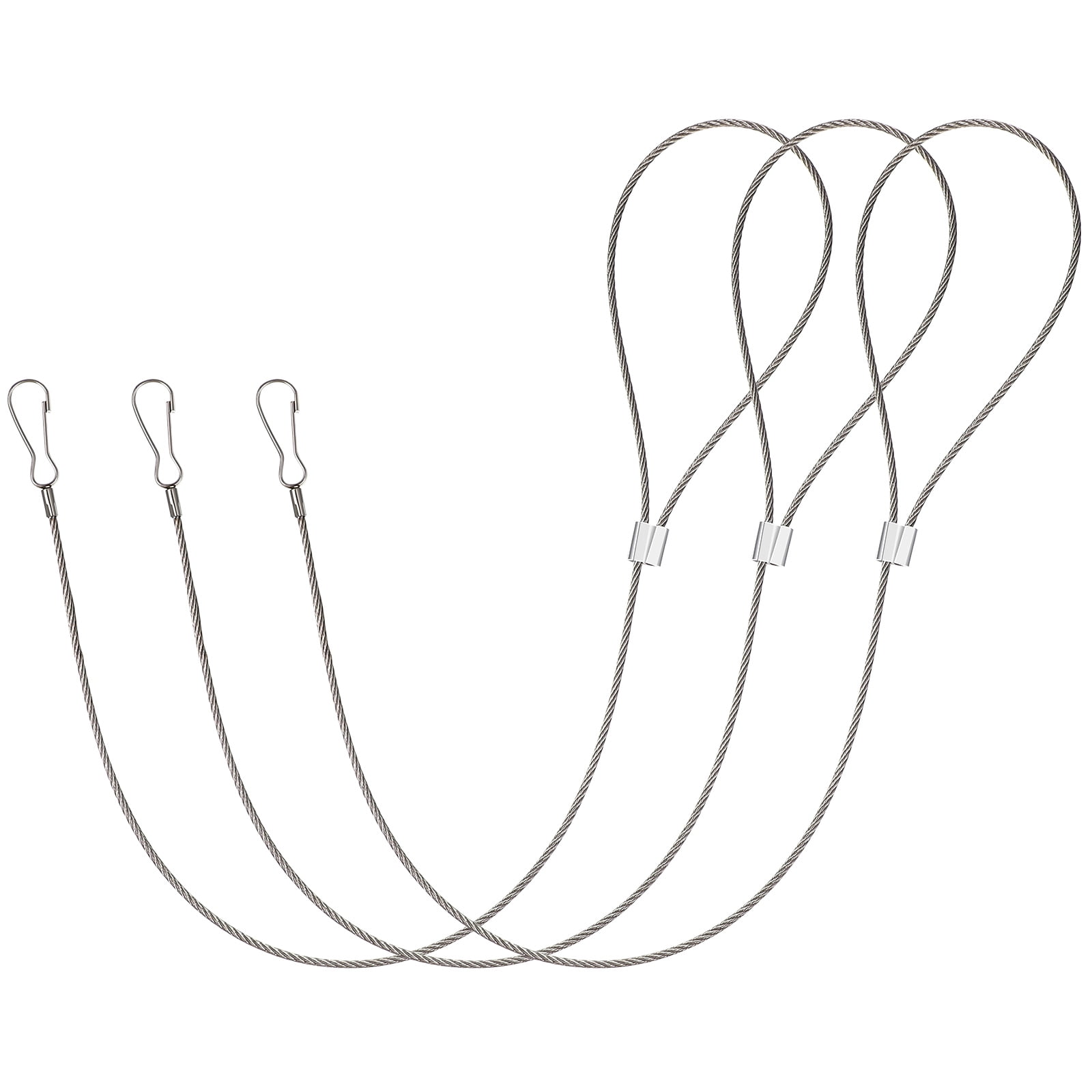 3 Pcs Gate Latch Cables Pull Stainless Steel Fence Gate Cables Pull ...