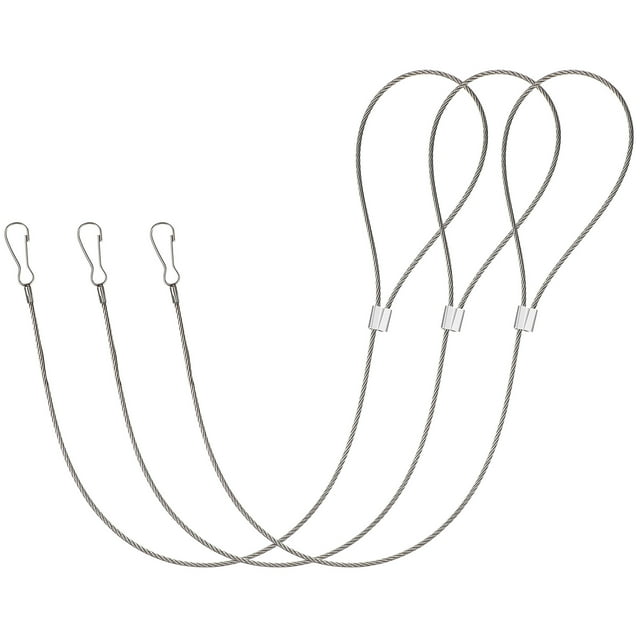 3 Pcs Gate Latch Cables Pull Stainless Steel Fence Gate Cables Pull ...