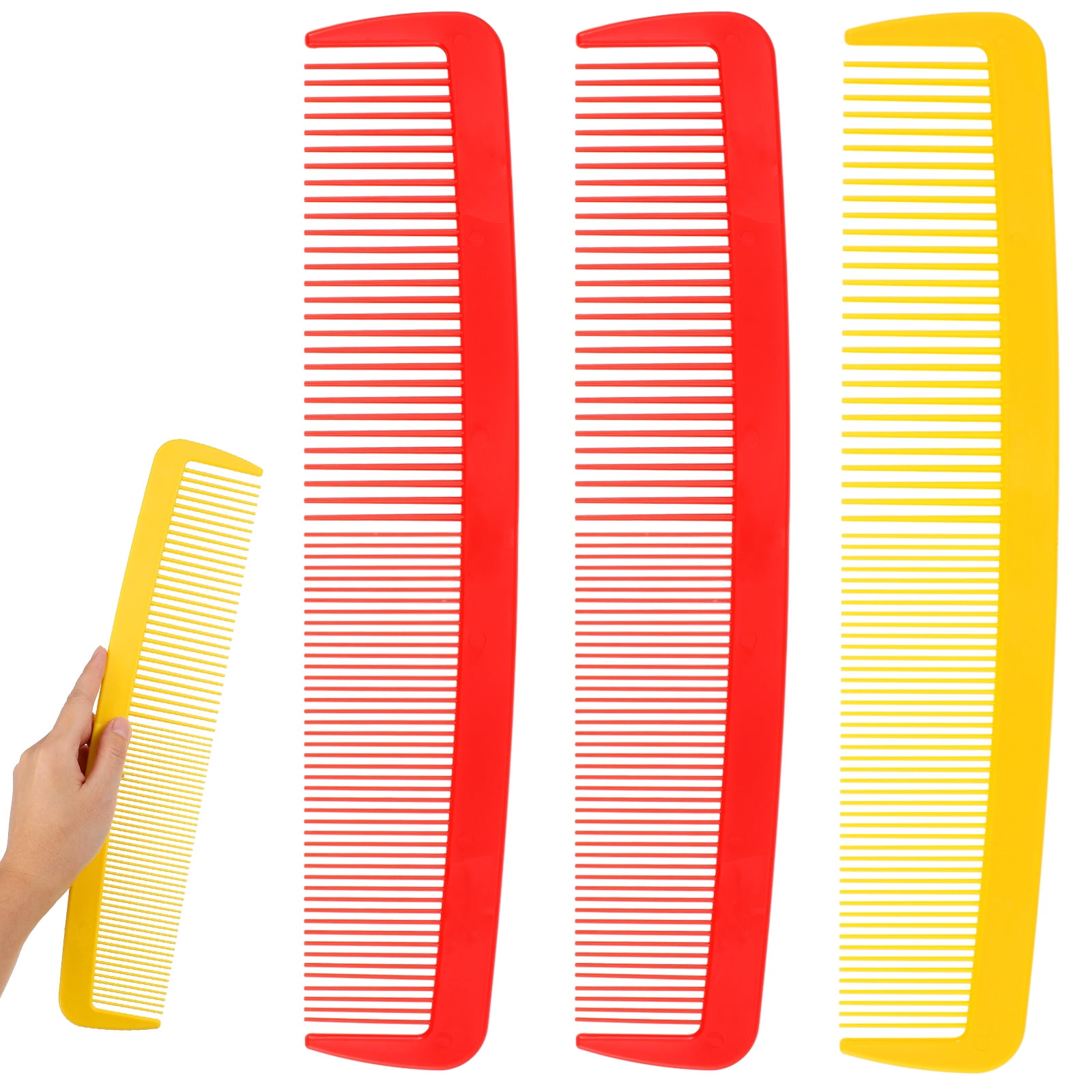 3 Pcs Giant Hair Comb Wide Tooth Detangler Big Prop Halloween Party ...