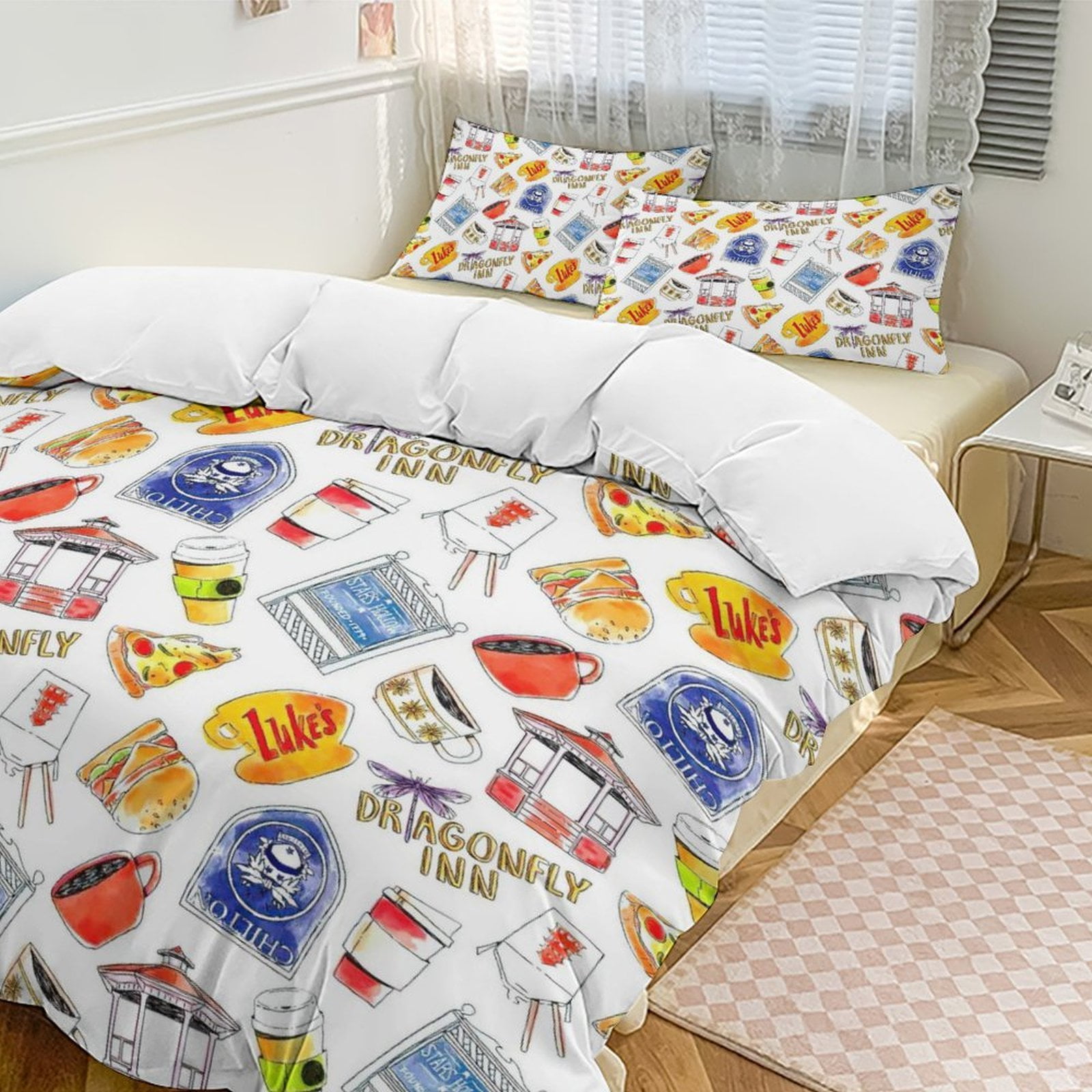 3 Pcs Gilmore Girls Bedding Cover Set for Fans Microfiber Bedding Cover ...