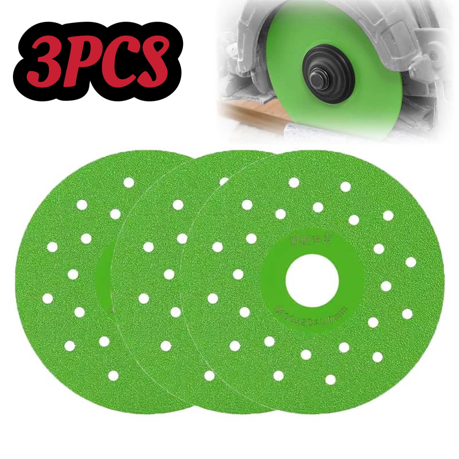 3 Pcs Glass Cutting Disc, 4 Inch Glass Ceramic Cutting Disc for Angle ...