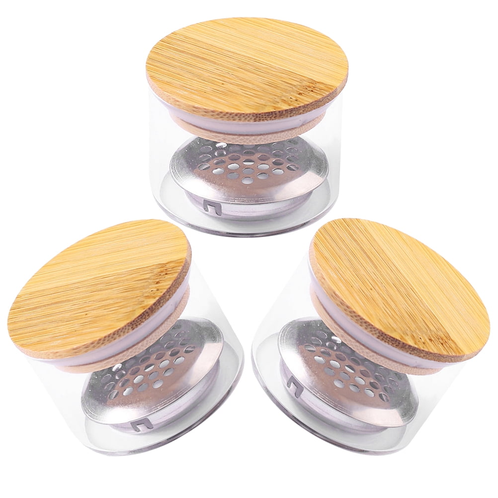 3 Pcs Glass Sequin Wash Pen Container Nail Art Tools Dappen Dish for ...