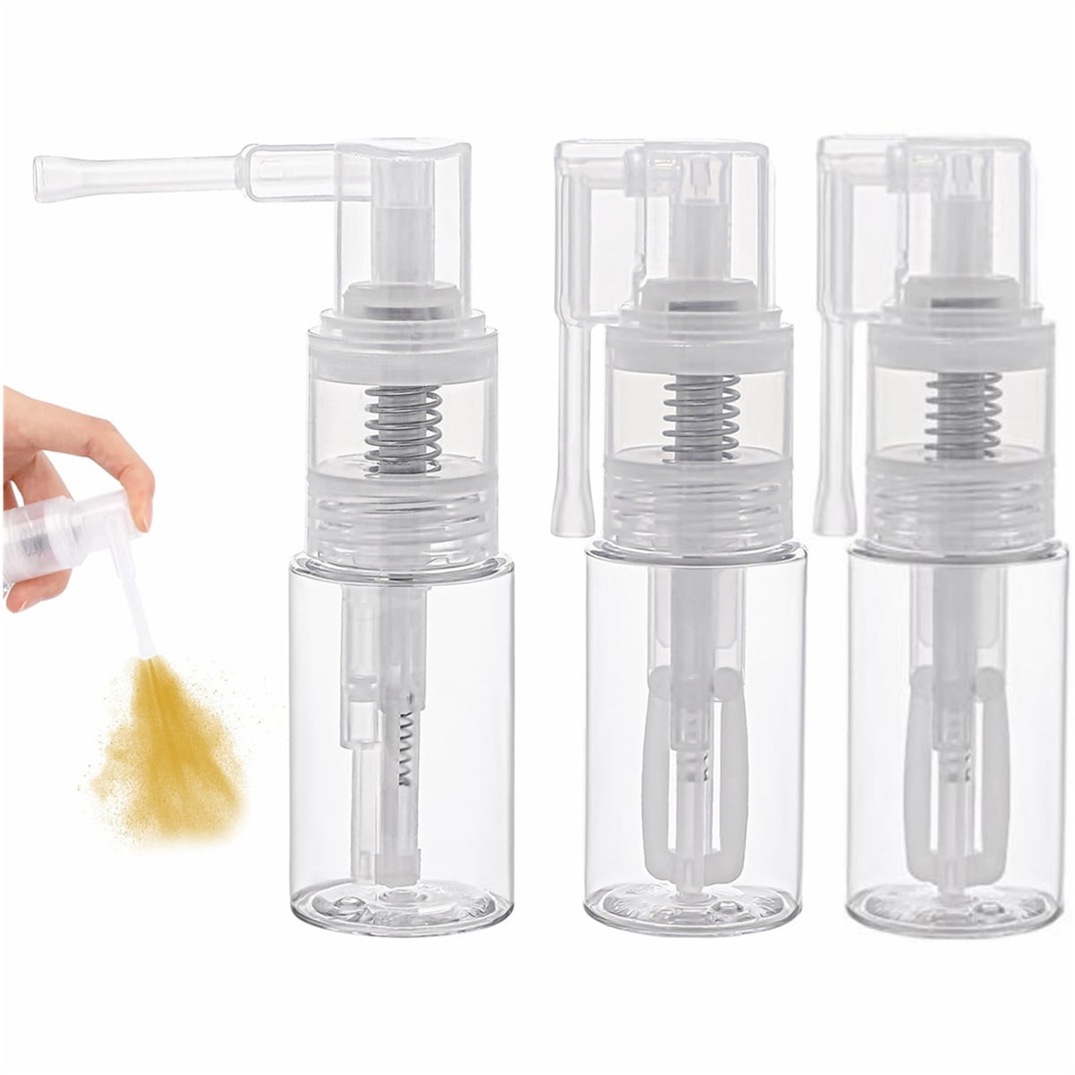 3 Pcs Glitter Duster Sprayer,1.18 OZ Transparent Glitter Duster,Glitter ...