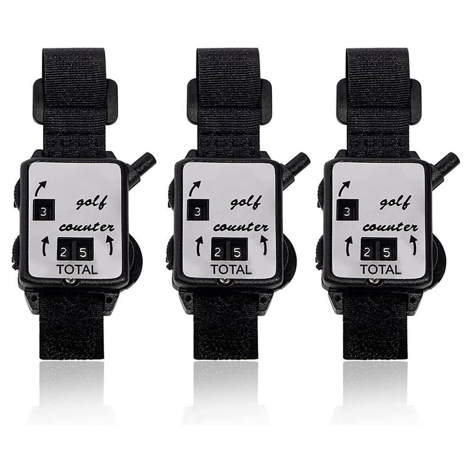 3 Pcs Golf Score Counter, Mini Golf Stroke Counter Watch with Reset ...