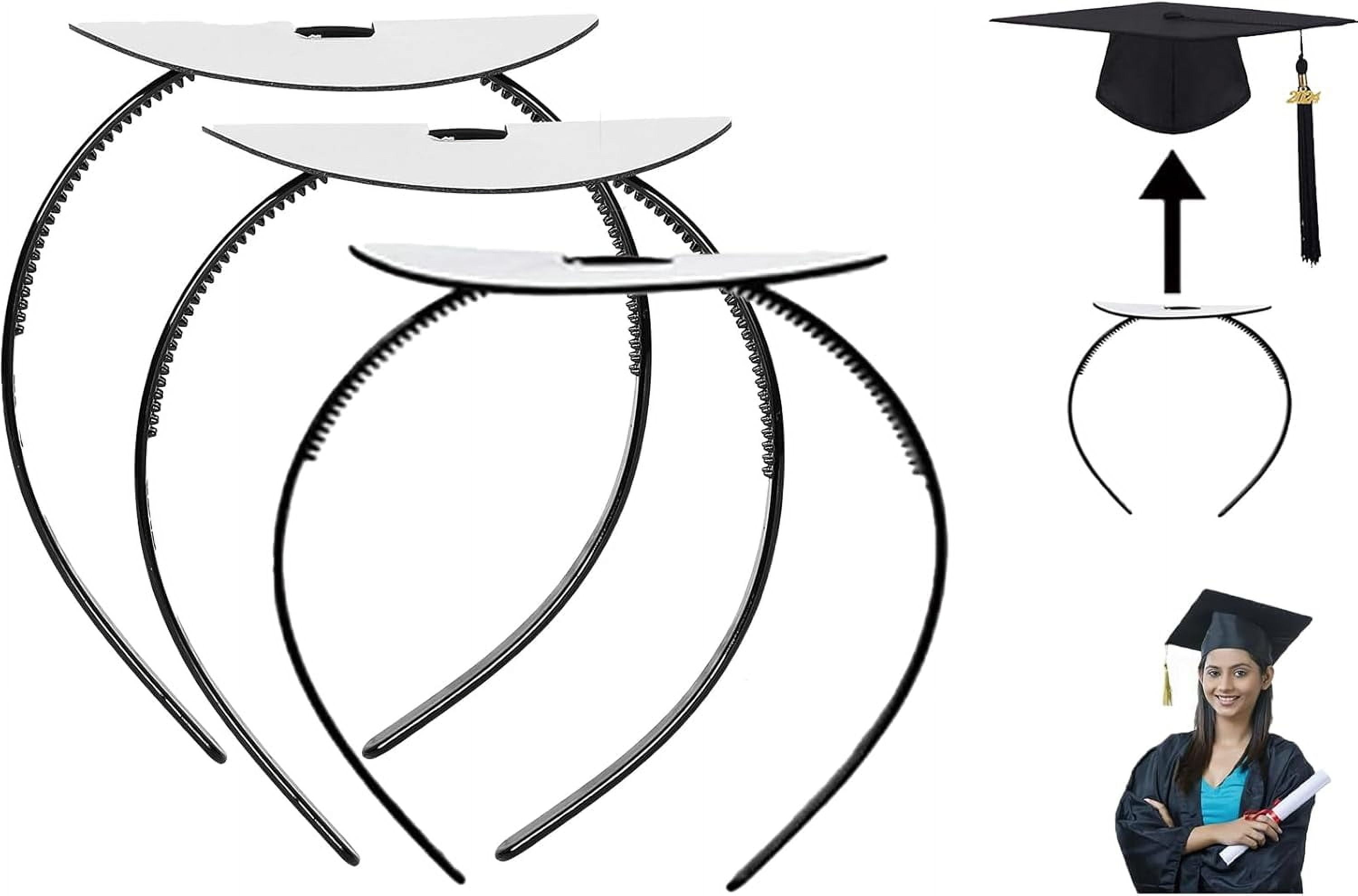 3 Pcs Graduation Cap Headband, 2024 New Grad Cap Headband Insert ...