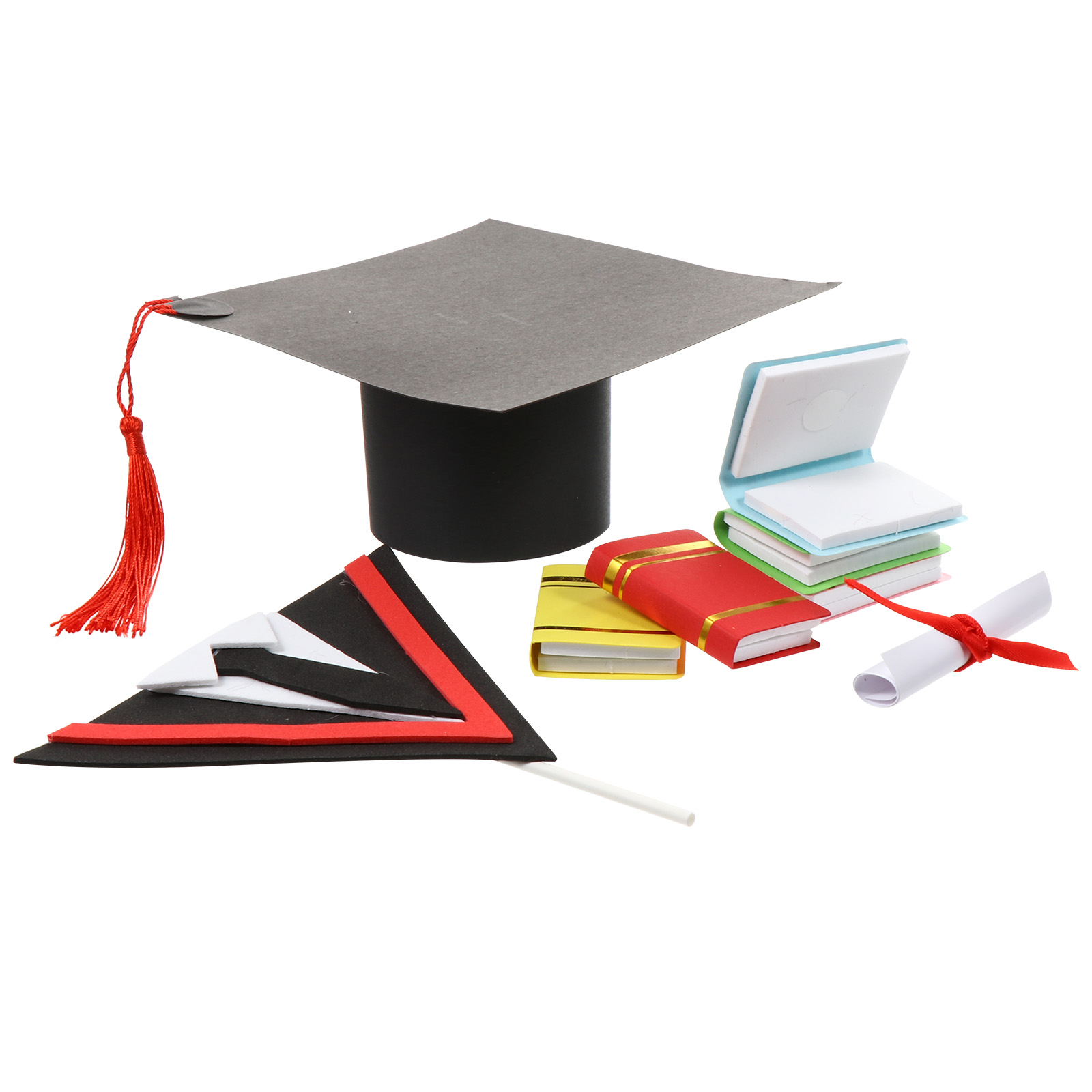 NICERIO 3pcs Graduation Party Trencher Academic Dress Certificate Paper ...