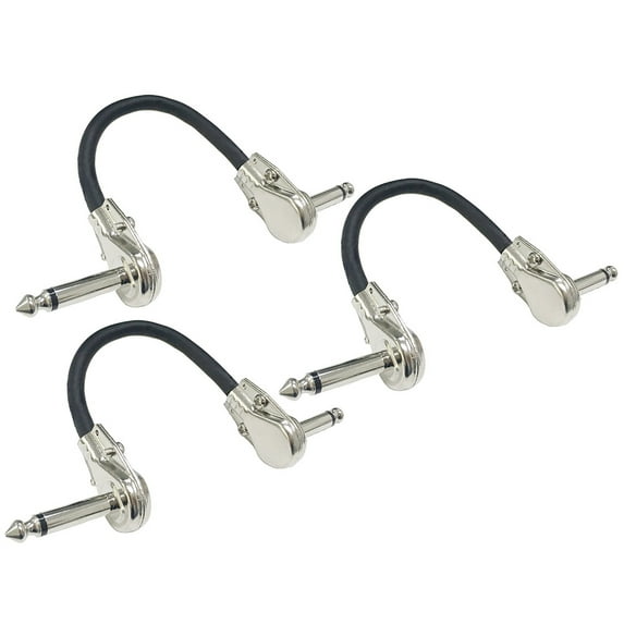 3 Pcs Guitar Effect Line Cable Bass Jumper Pedal Patch Cables Audio ...