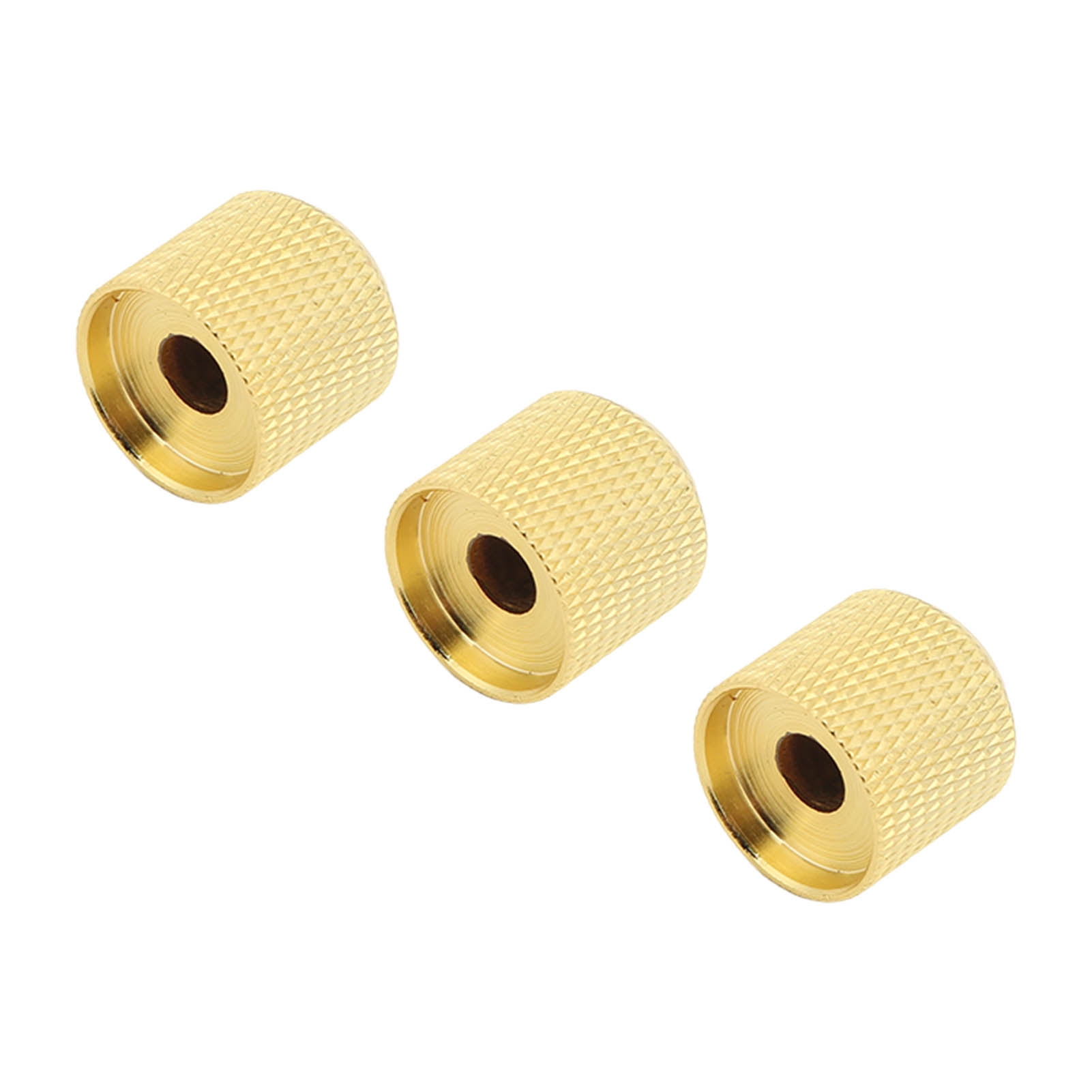 3 Pcs Guitar Knob Metal Gold Wear Resistance Precise Bass Volume Tone ...