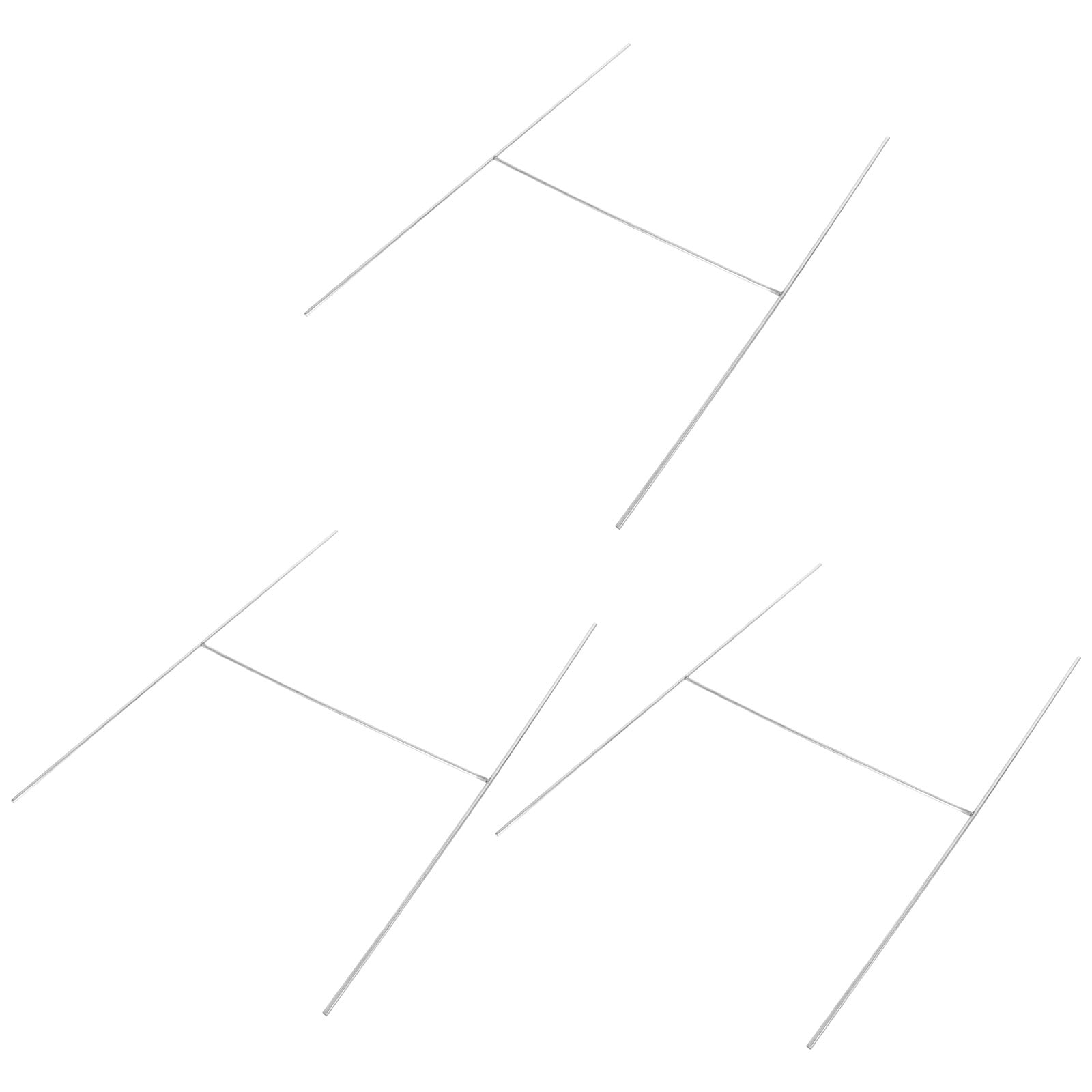 3 Pcs H Advertising Rack Practical Stand Galvanized Poster Ground Stake ...