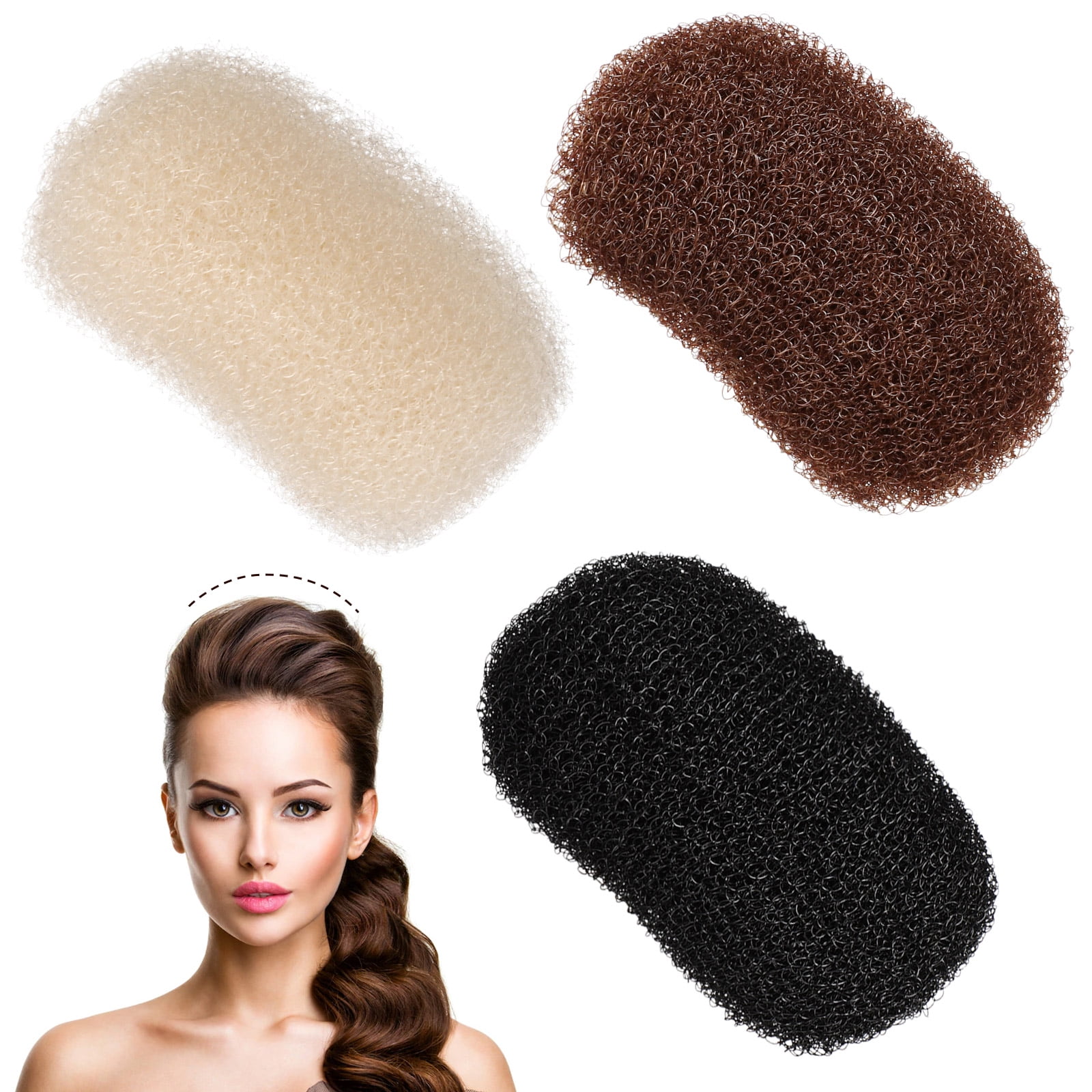 3 Pcs Hair Bump Tool Volume Base Increasing Tools Puff Enhancer Miss ...