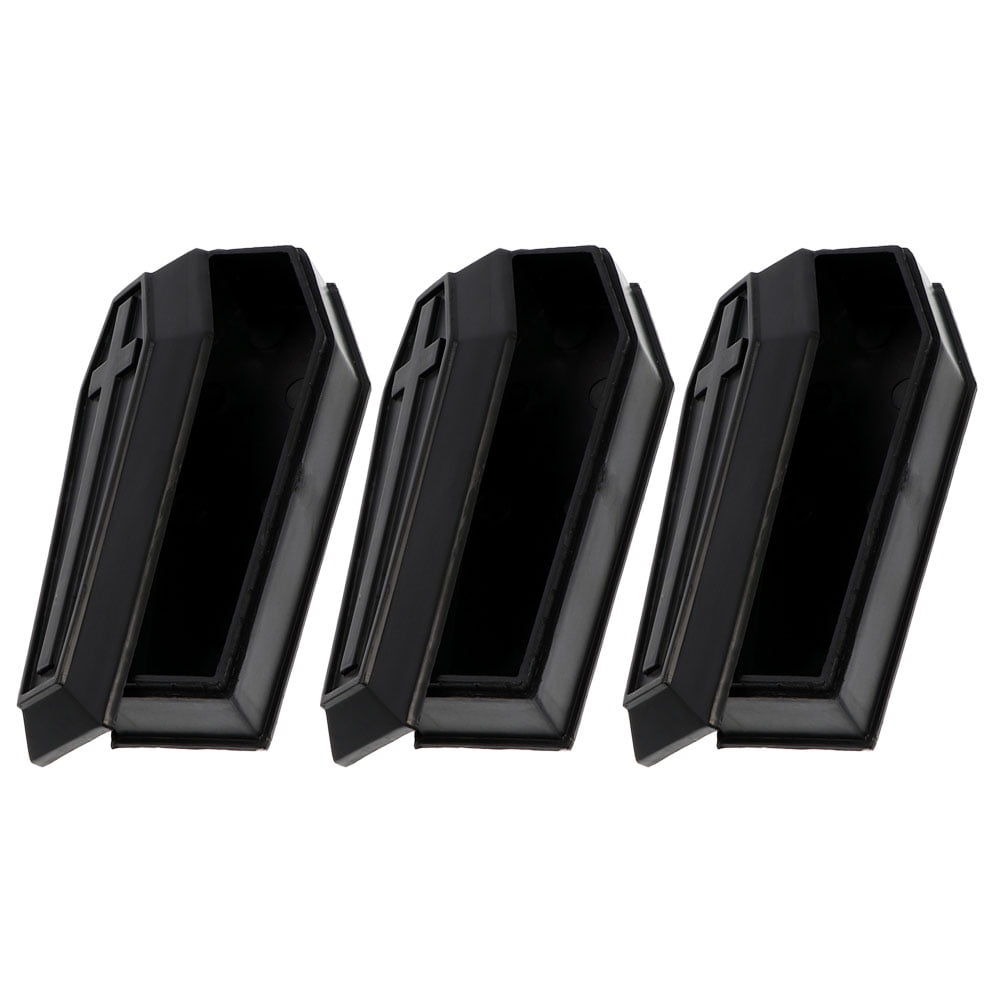 3 Pcs Halloween Decorations Indoor Tray Portable Coffin Box Nightclub ...