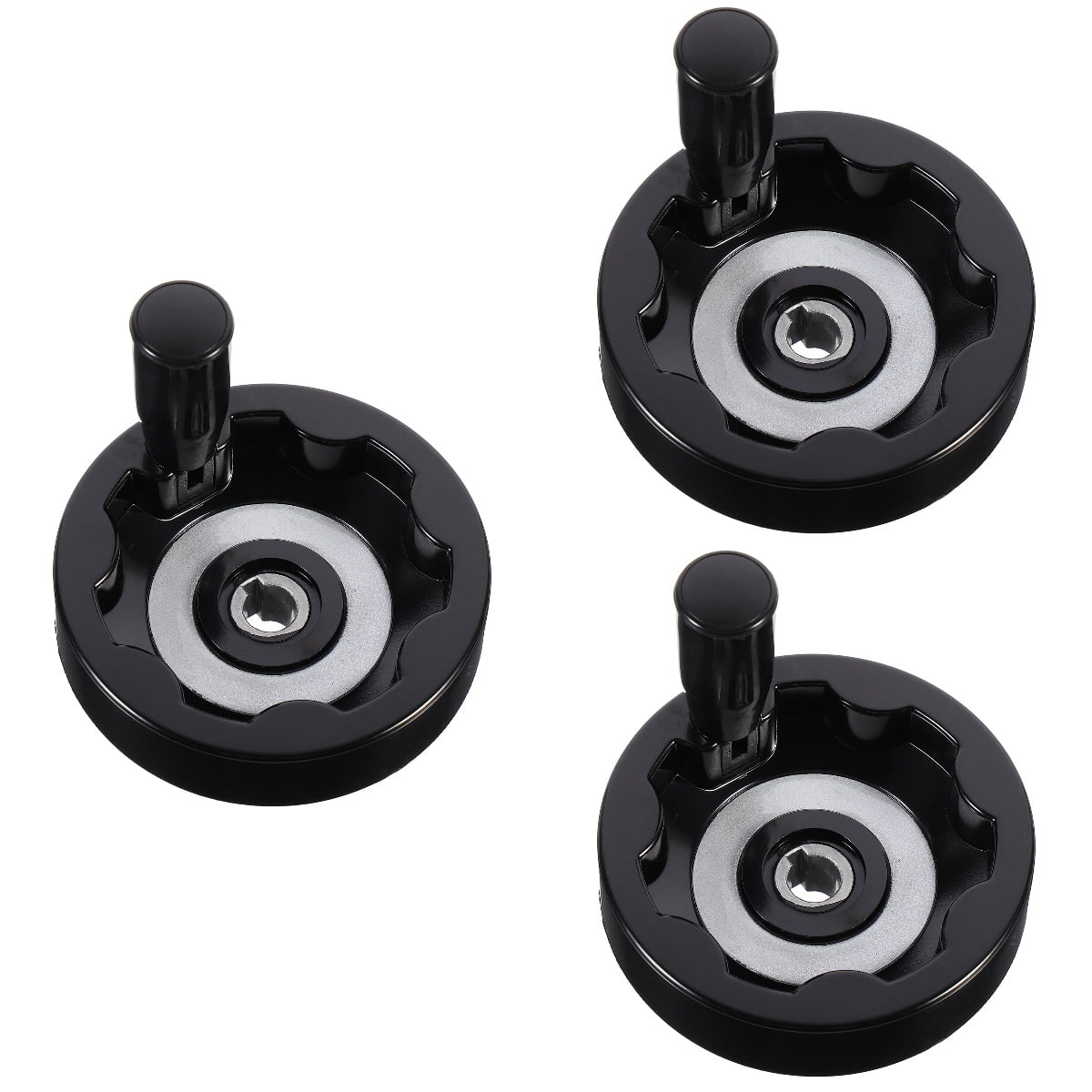 3 Pcs Hand Crank Wheel for Lathe Milling Wheels Handle Cable Pulley ...