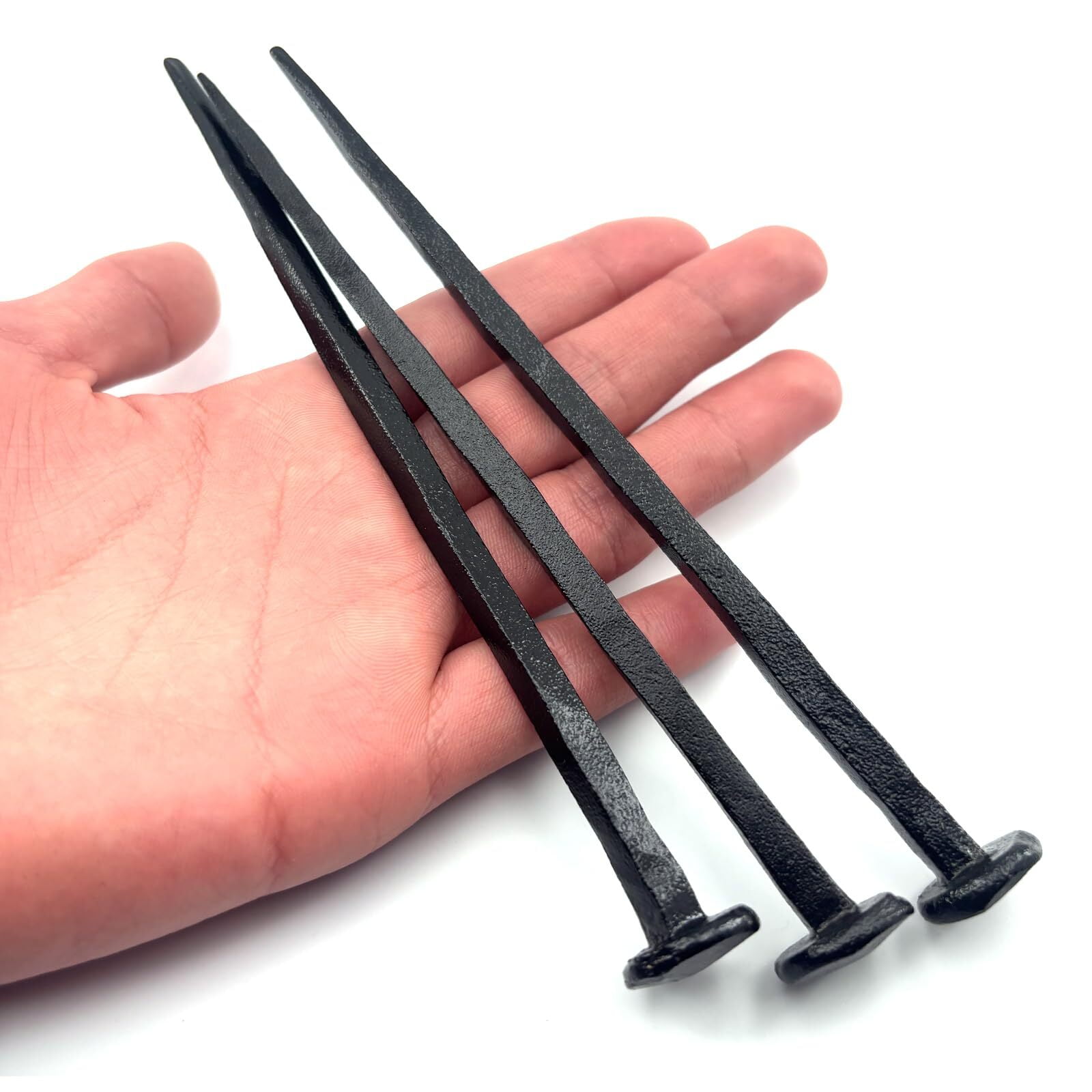 3 Pcs Hand Forged Nails,Hand Forged Crucifixion Nails,Jesus Cross,Iron ...