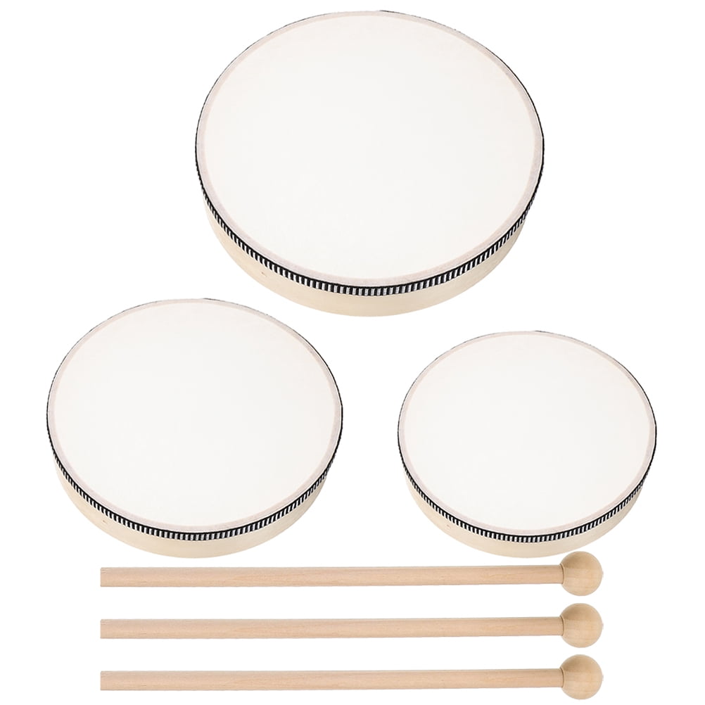 3 Pcs Hand Tambourine Percussion Tambourines for Adults Musical ...