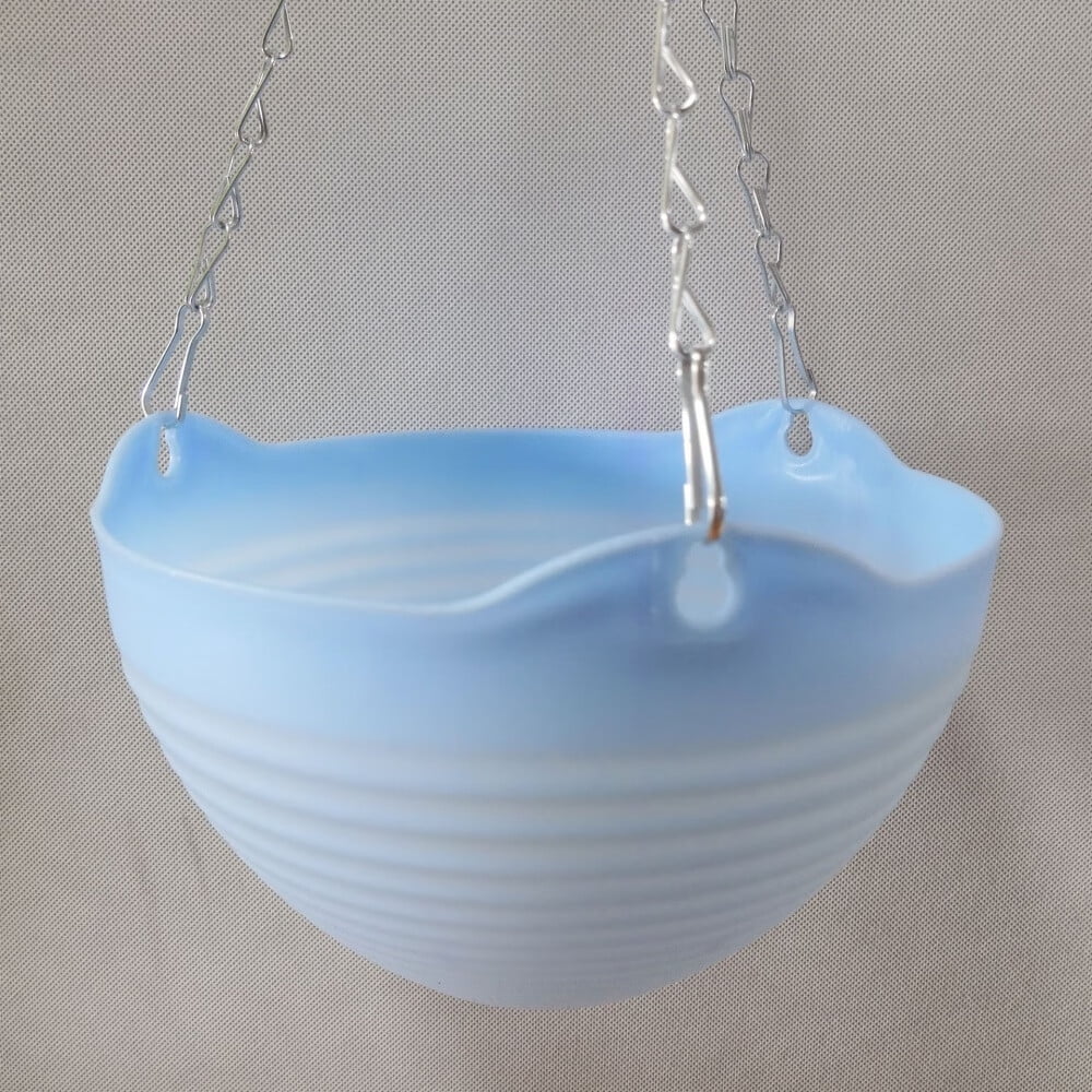 3 Pcs Hanging Planter Pots,8 inch Self-Watering Round Hanging Basket ...