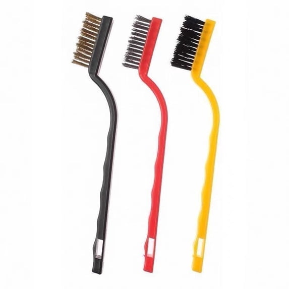 3 Pcs Heavy Duty Scrub Brush Set Kitchen Bathroom Cleaning Brushes with ...
