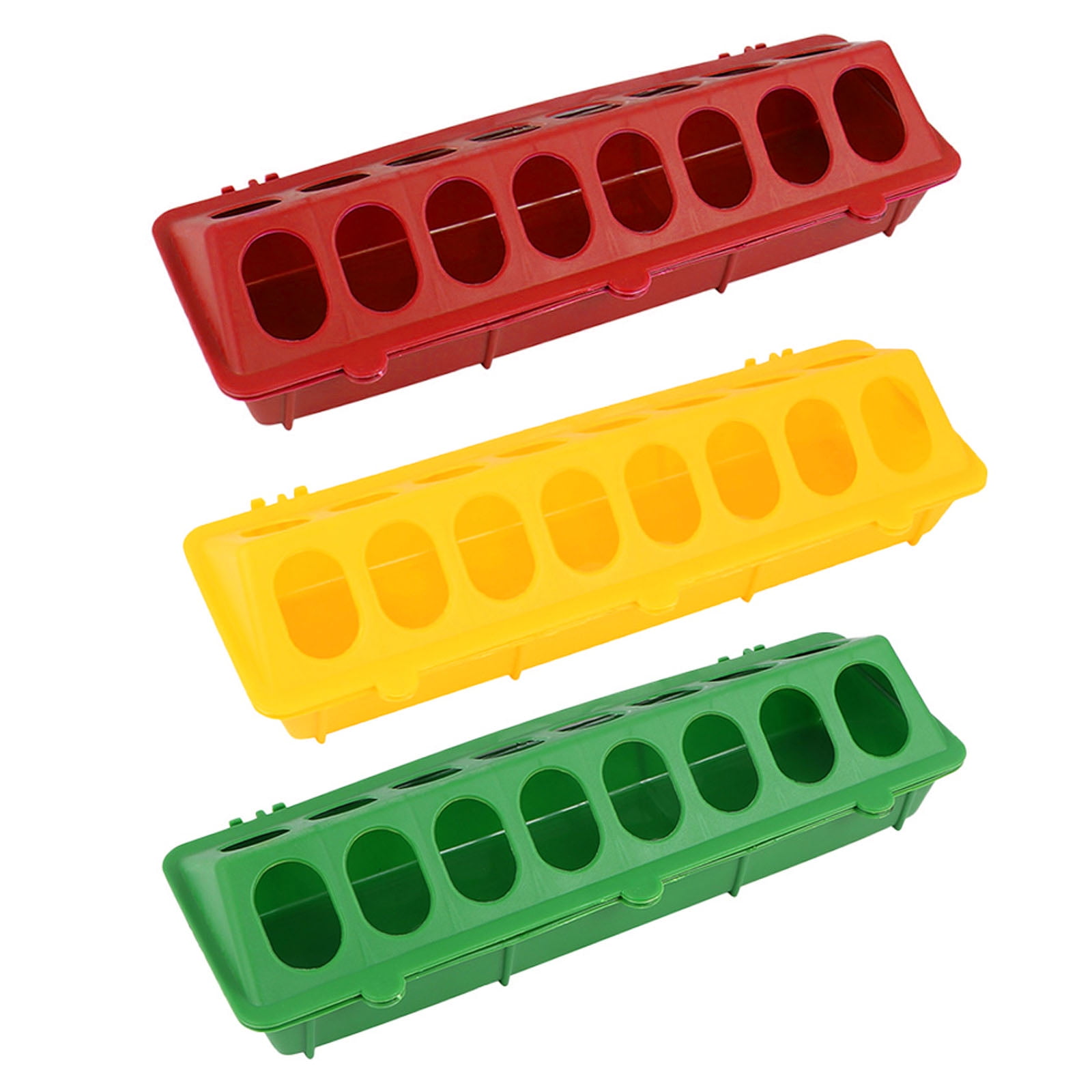 3 Pcs Hen Feeding Cup Poultry Food Dispenser Pigeon Box Baby - Walmart.com