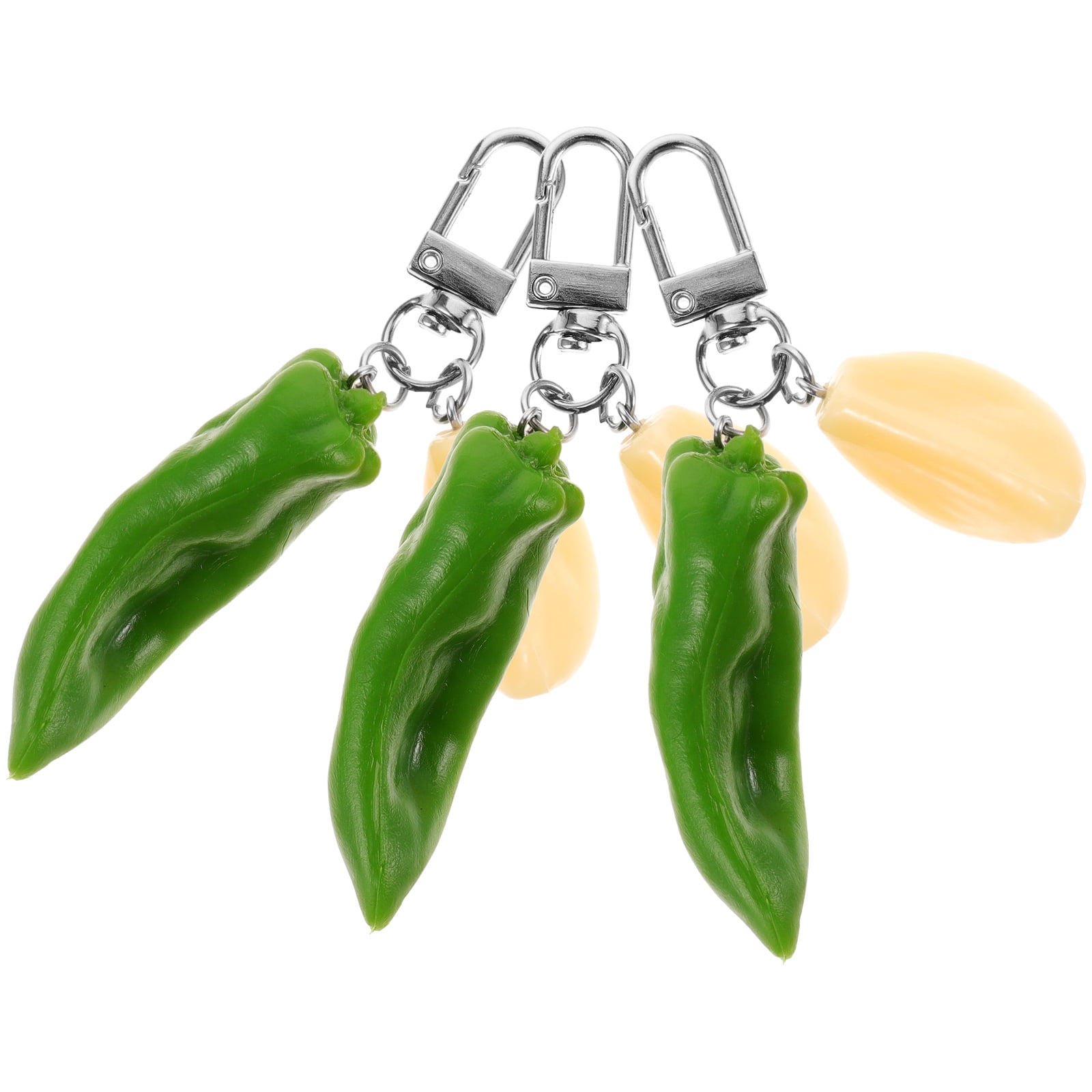 3 Pcs Holder Garlic Cloves Key Chains Bride 9.50X3.50X3.50CM - Walmart.com