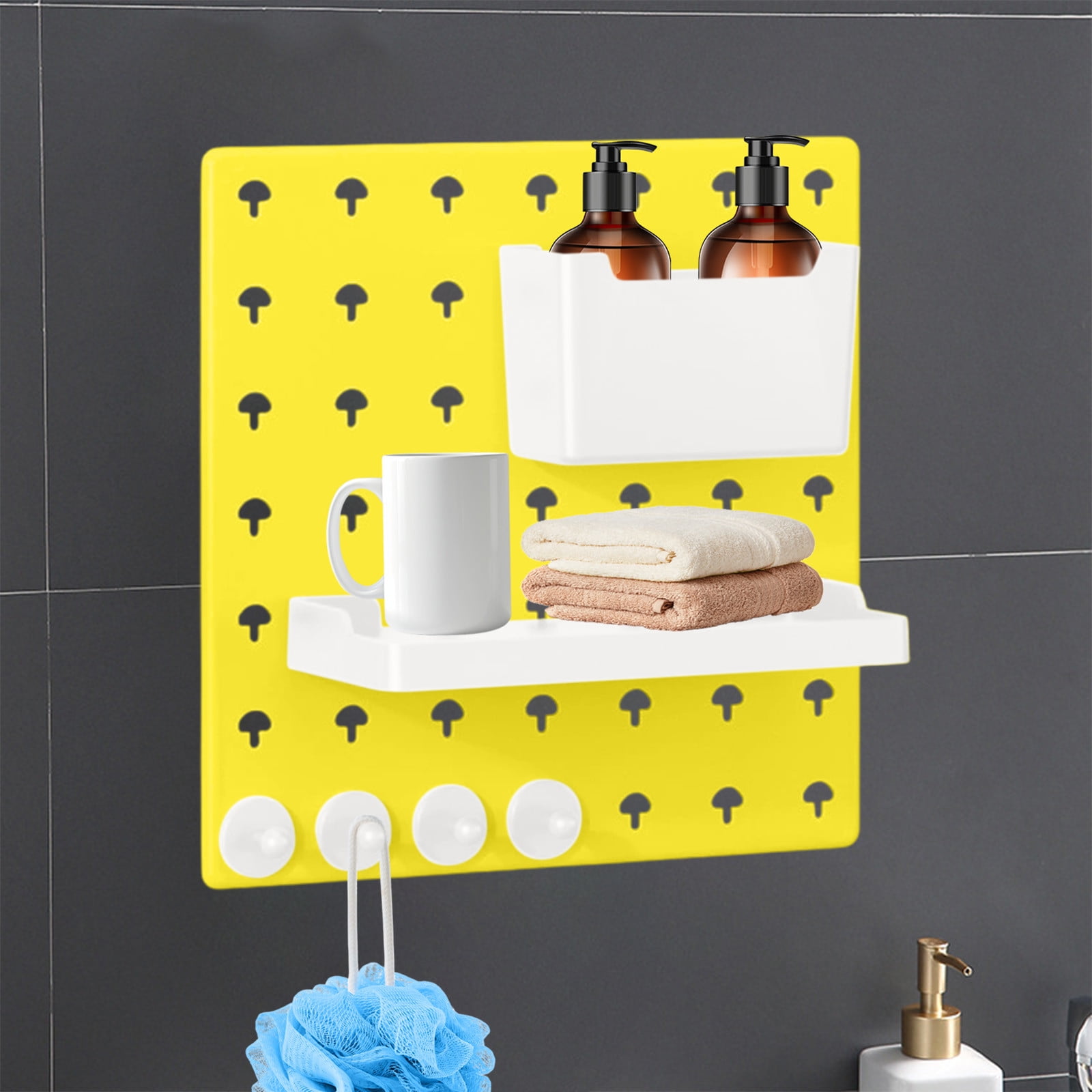 3 Pcs Hole Board Storage Pegboard Combination Wall Organizer Kit ...