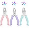 3 Pcs Hole Punch Shapes Single Hole Paper Punchers for Crafts Handheld ...