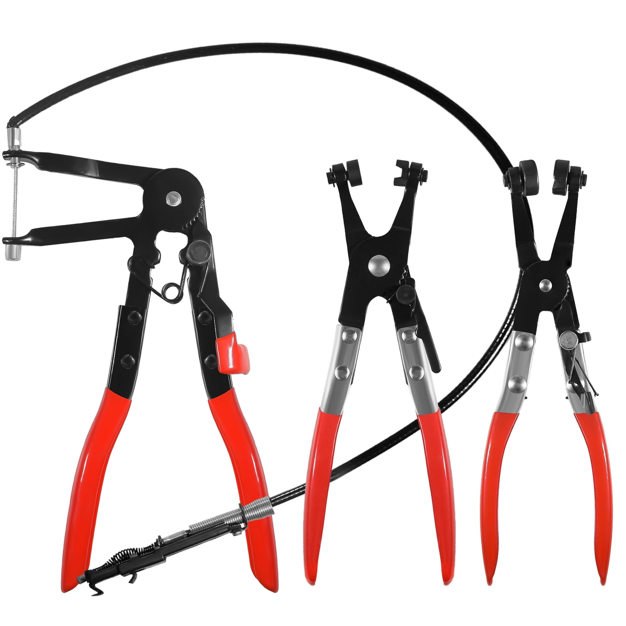 3 Pcs Hose Clamp Pliers Tool, Hose Clamp Removal Tool with Long Reach ...